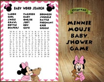 Unique minnie mouse word related items | Etsy