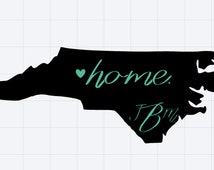Unique north carolina decal related items | Etsy