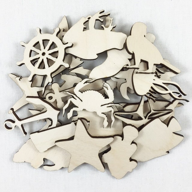 Laser Cut Wood Cut Shapes DIY Wood and Acrylic by LotusLaserWorks