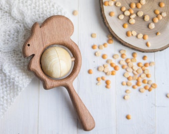 Hand carved rattle | Etsy