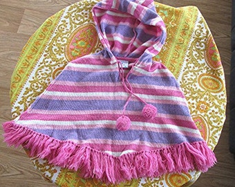 Hooded poncho | Etsy