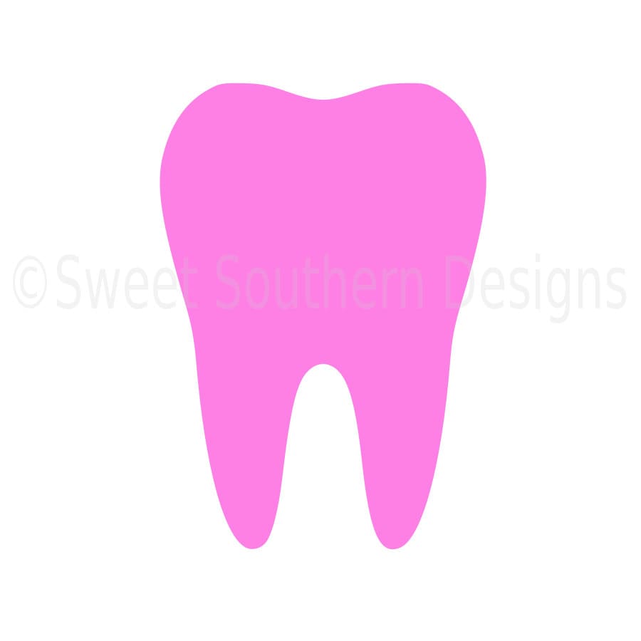 Tooth SVG instant download design for cricut or silhouette