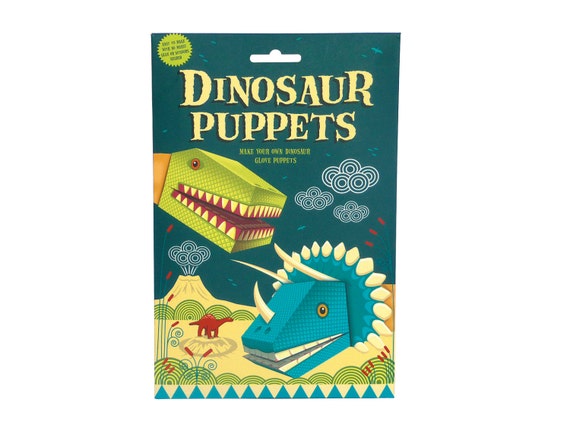 Create Your Own Dinosaur Puppets by ClockworkSoldierShop on Etsy