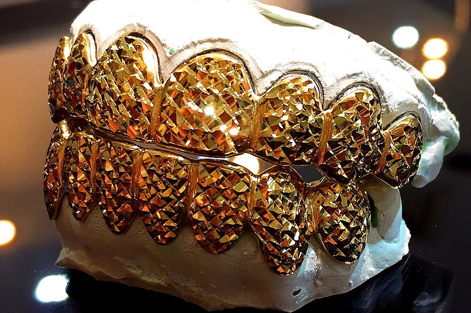 925 Sterling Silver W/ 18K Yellow Gold Plated Princess Cut Custom Fit ...