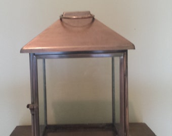 Copper lantern | Etsy