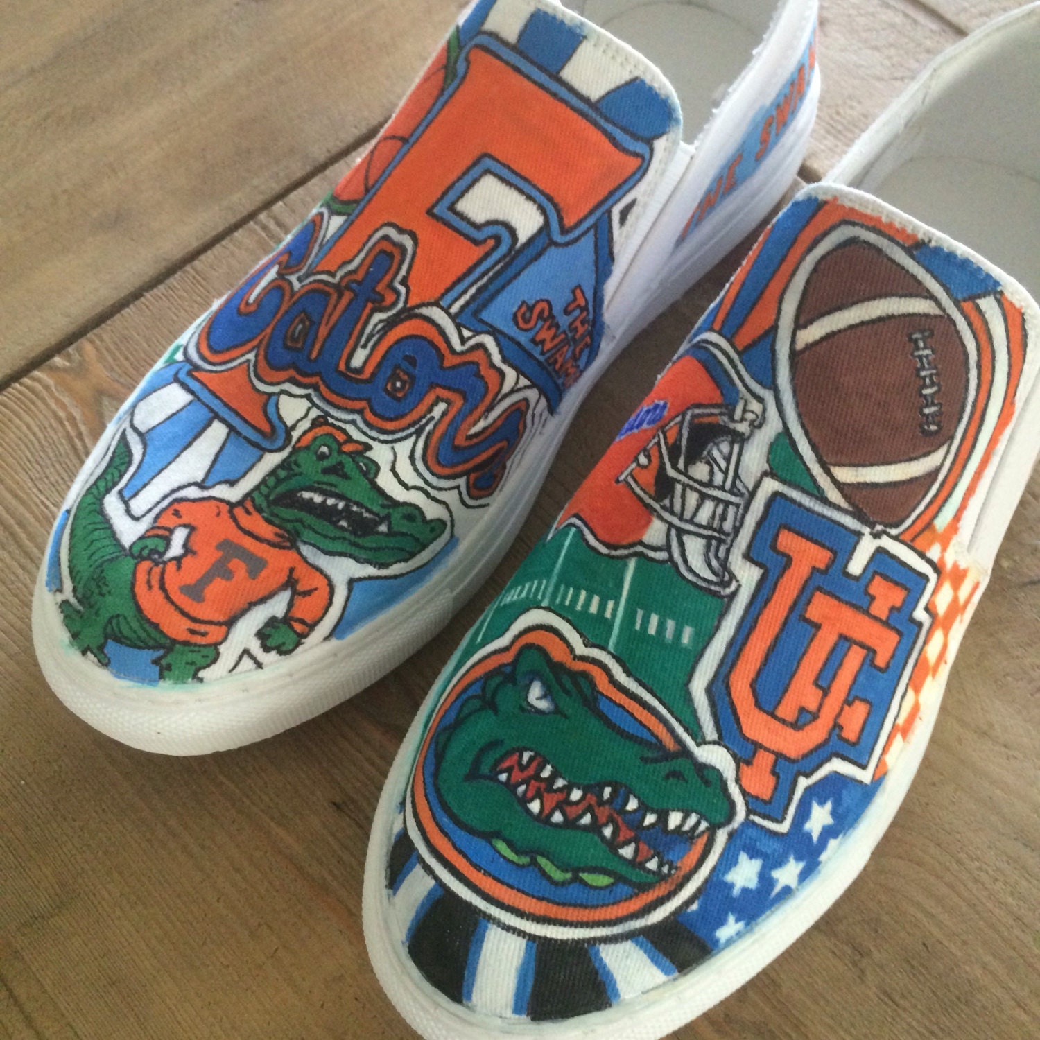 University of Florida Gator custom personalized hand painted