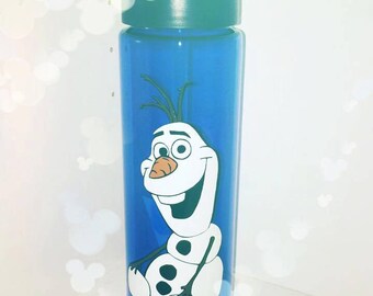 Unique olaf water bottle related items | Etsy