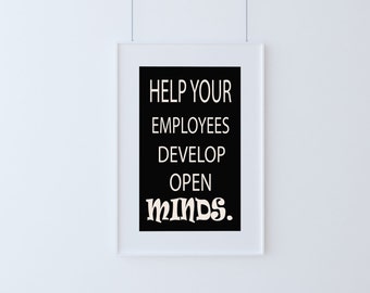 Employee poster | Etsy