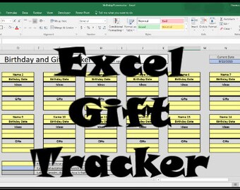 Excel template | Etsy