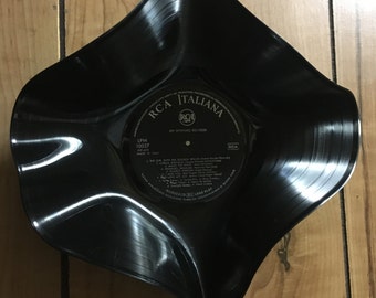 Melted vinyl record | Etsy