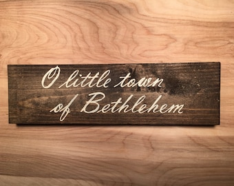 Bethlehem sign | Etsy