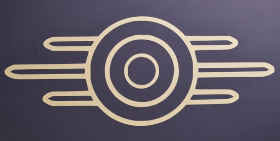 Vault Tec Logo Emblem Fallout Window Decal/Bumper Sticker