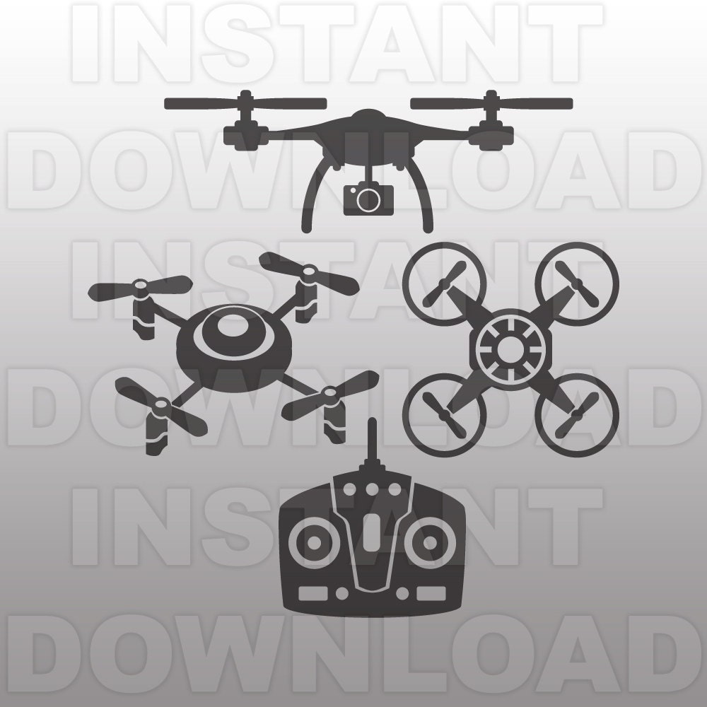 Drone Svg Filequadcopter Svg Filequad Svg File Vector