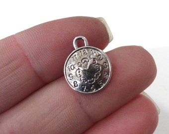 Clock charm | Etsy