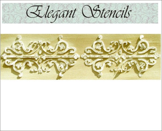 Raised Plaster Moroccan Border Stencil Wall Stencil