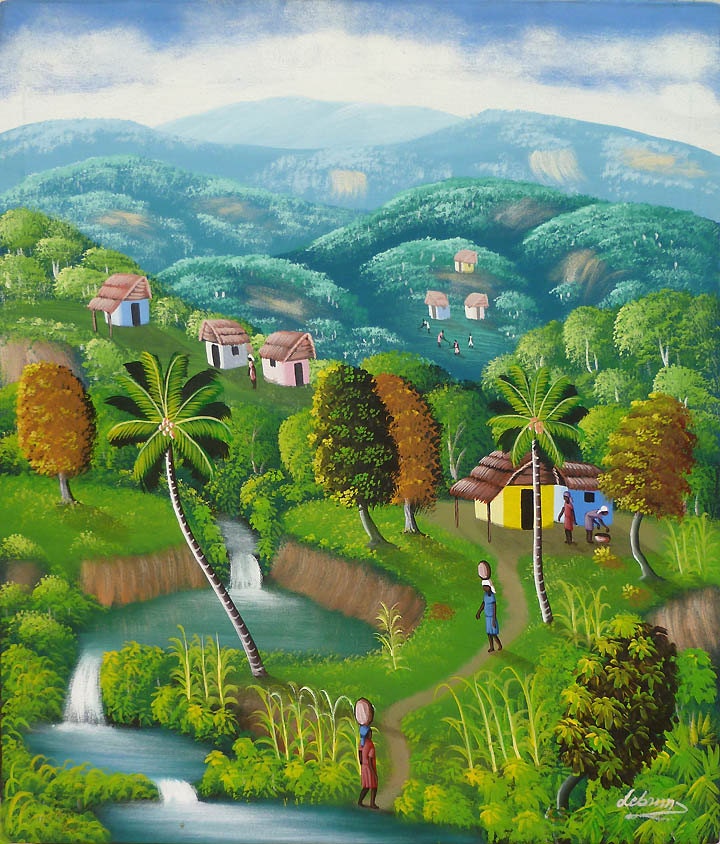 Canvas Art of Haiti Haitian Painting Haitian Art