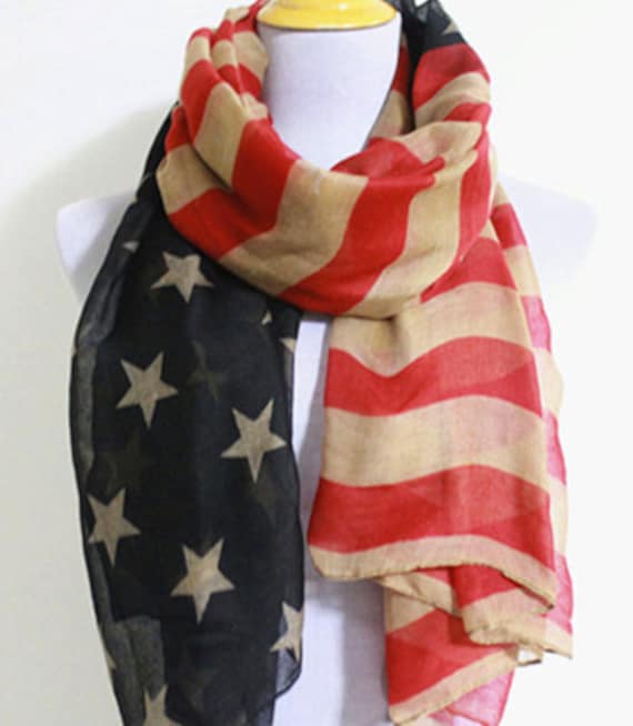 American Flag Scarf
