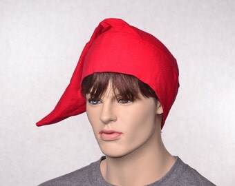 Pointed red hat | Etsy