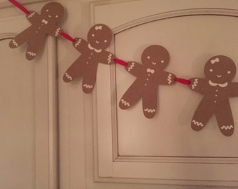 Gingerbread garland | Etsy
