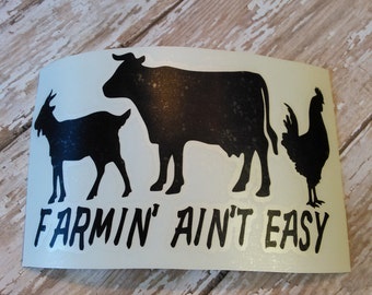 Farm decals | Etsy
