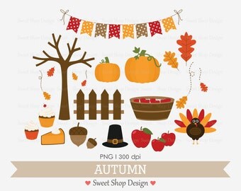 Thanksgiving clip art | Etsy