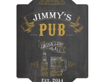 Popular items for pub sign on Etsy