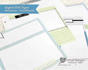 Milestone template | Etsy