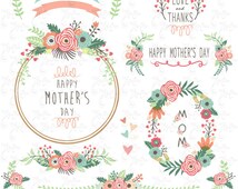 Popular items for mothers day clip art on Etsy