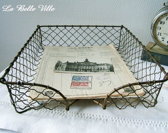 Metal paper tray | Etsy