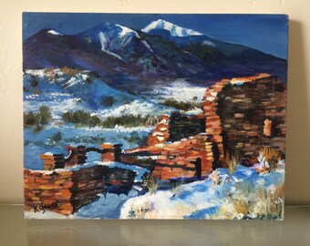 Pueblo painting | Etsy