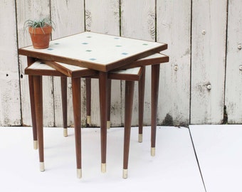 Unique nesting tables related items | Etsy