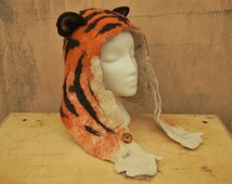 Unique felt tiger related items | Etsy