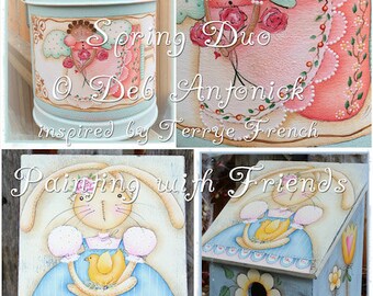 I love Spring by Deb Antonick email pattern by PaintingWithFriends