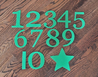 Felt numbers | Etsy