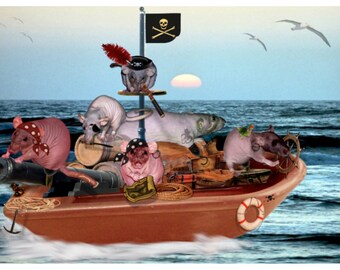 Pirate rat | Etsy