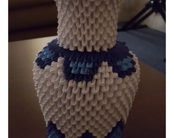3d origami vase | Etsy