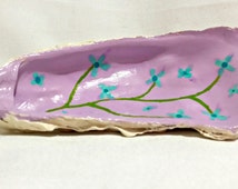 Unique painted oyster shell related items | Etsy