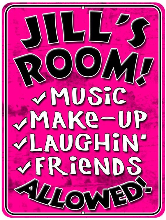 Personalized Girls Room Sign from Redeye Laserworks