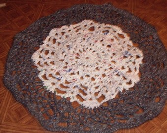 Plastic bag rug | Etsy