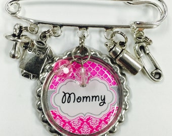 Unique mommy pin related items | Etsy