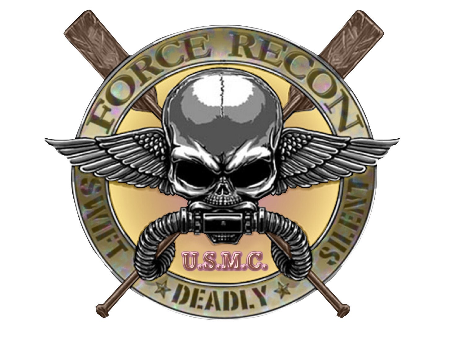 USMC FORCE RECON Memorial American Military Car Window Decals