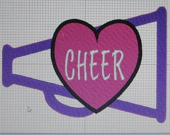 Unique cheer embroidery related items | Etsy