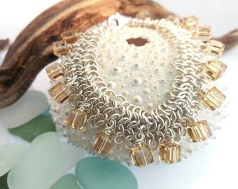 Chainmaille charm | Etsy