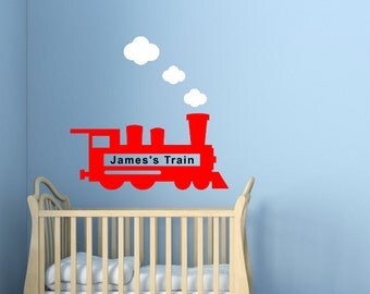 Train wall decal | Etsy