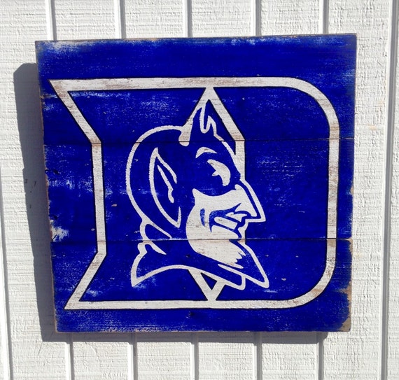 Items similar to Duke Blue Devils Basketball Logo Team Wall Art on Etsy