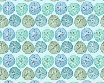 Sand dollar fabric | Etsy