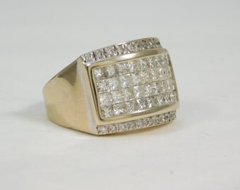 Invisible set ring | Etsy