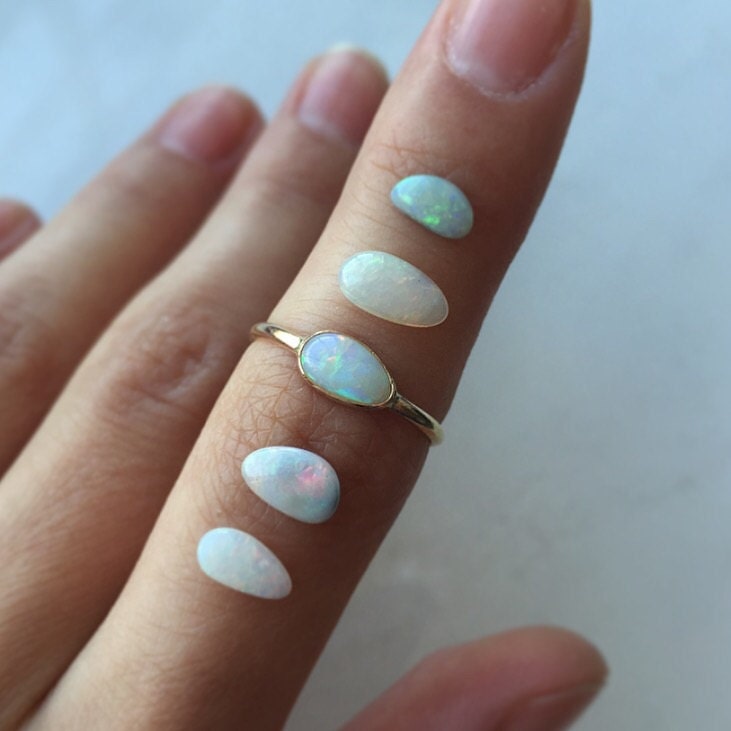 Australian Opal Taylor rings Sterling silver Opal