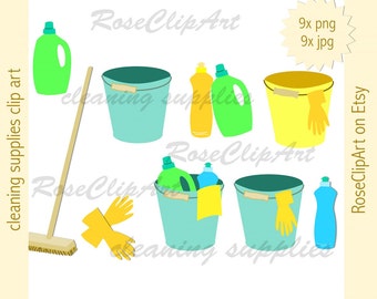 Cleaning clip art | Etsy