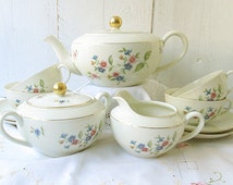 Unique tea set vintage related items | Etsy